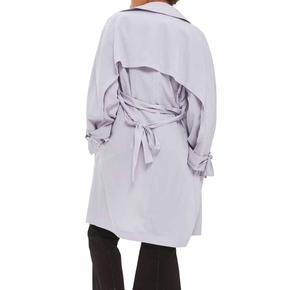 Topshop | Jackets & Coats | Topshop Truster Duster Lilac Trench Coat ...